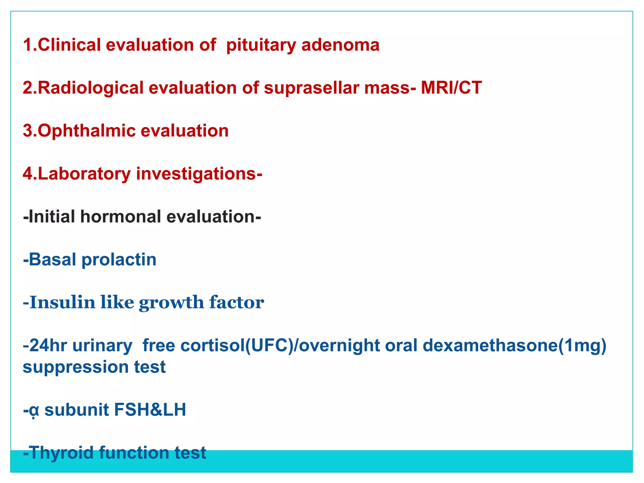 Lab diagnosis of pituitary tumors | PPTX