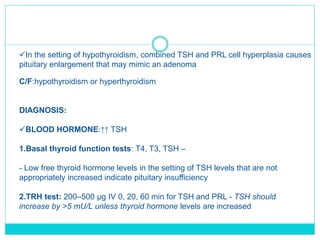 Lab diagnosis of pituitary tumors | PPTX