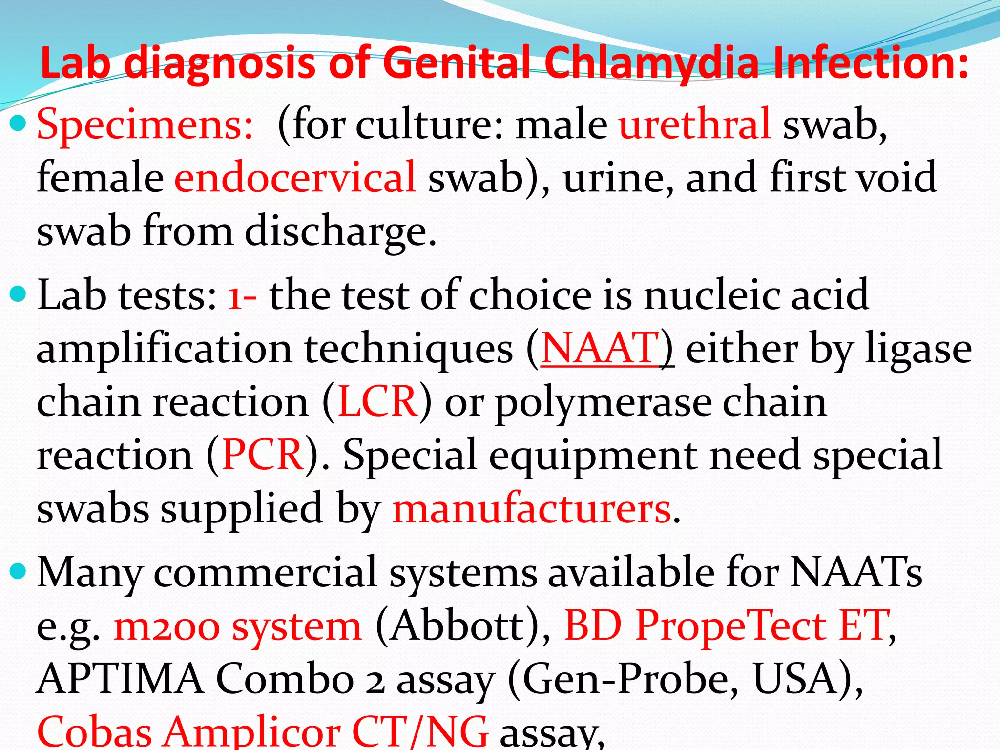 Lab diagnosis of Sexually transmitted Infections (STIs) | PPTX