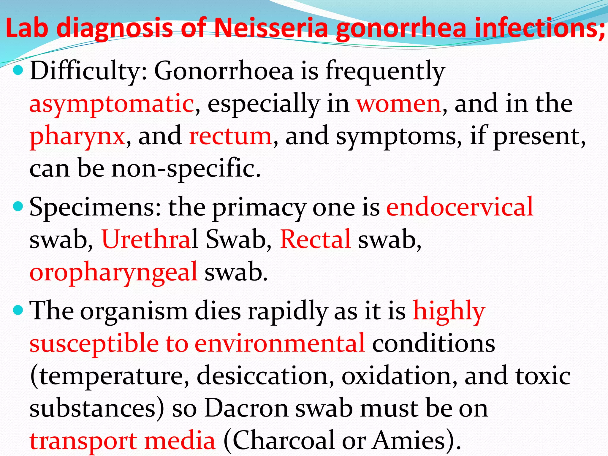 Lab Diagnosis Of Sexually Transmitted Infections Stis Pptx
