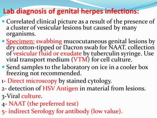 Lab diagnosis of Sexually transmitted Infections (STIs) | PPTX