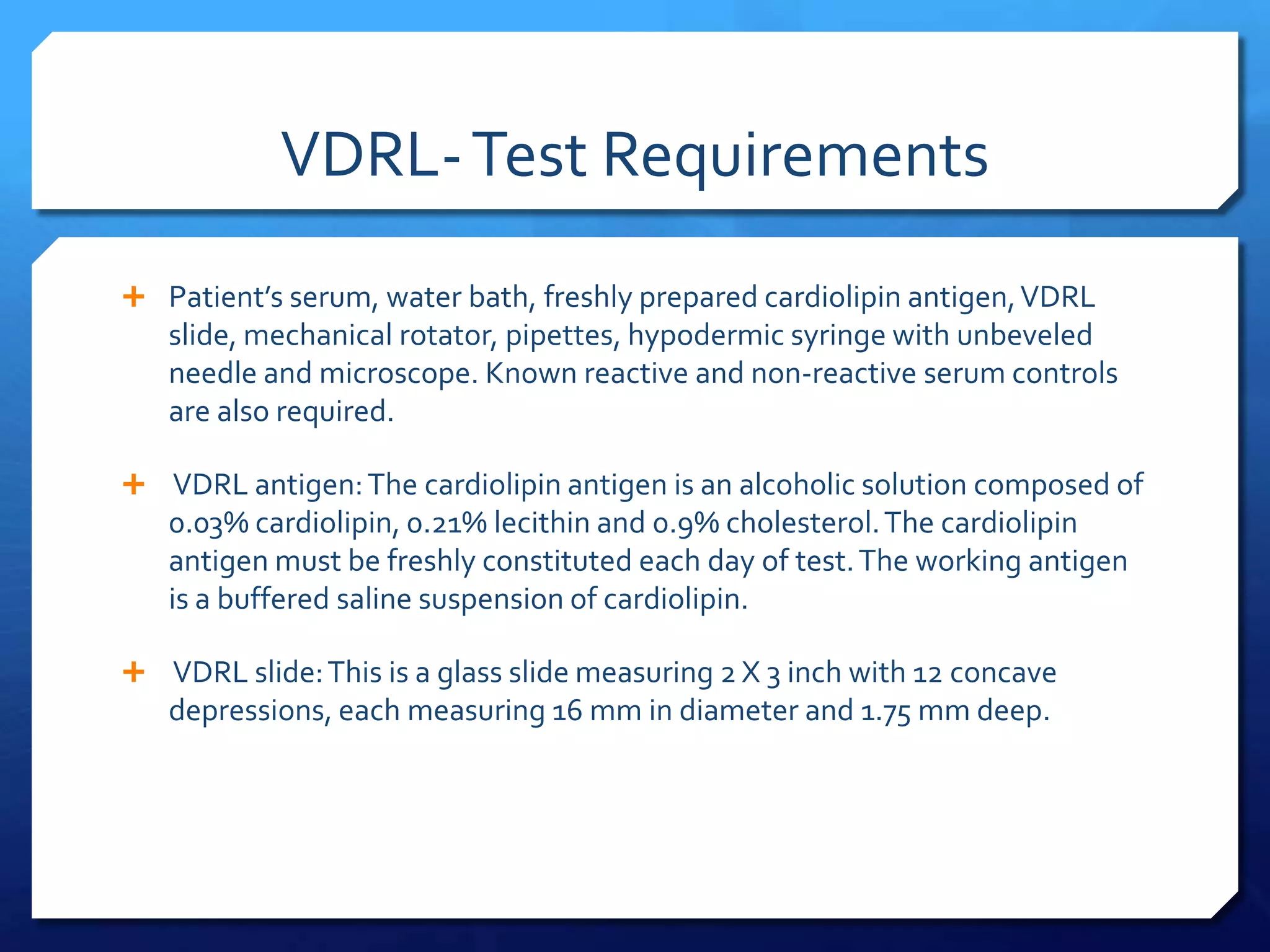 Lab diagnosis of syphilis | PPTX