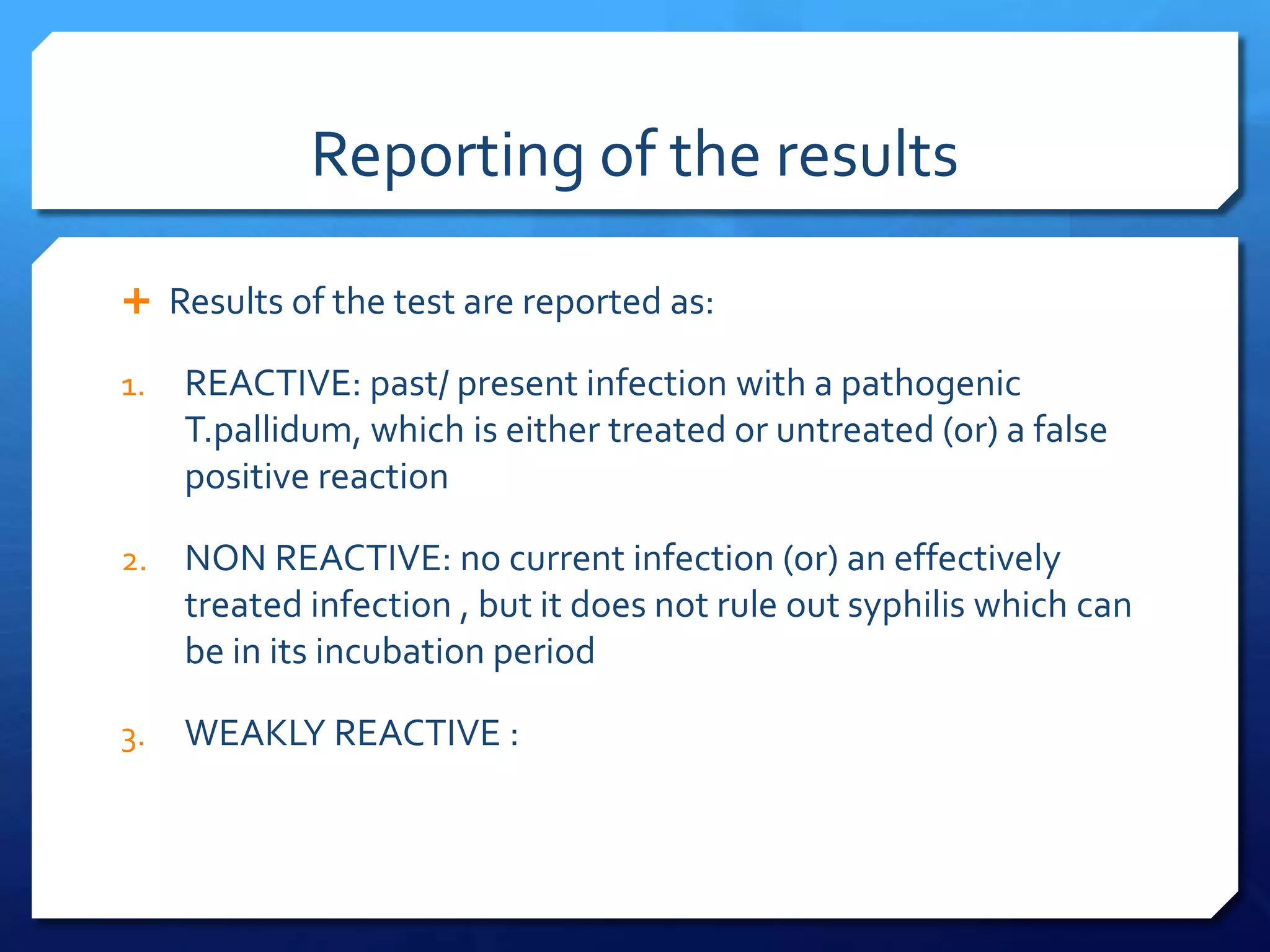 Lab diagnosis of syphilis | PPTX