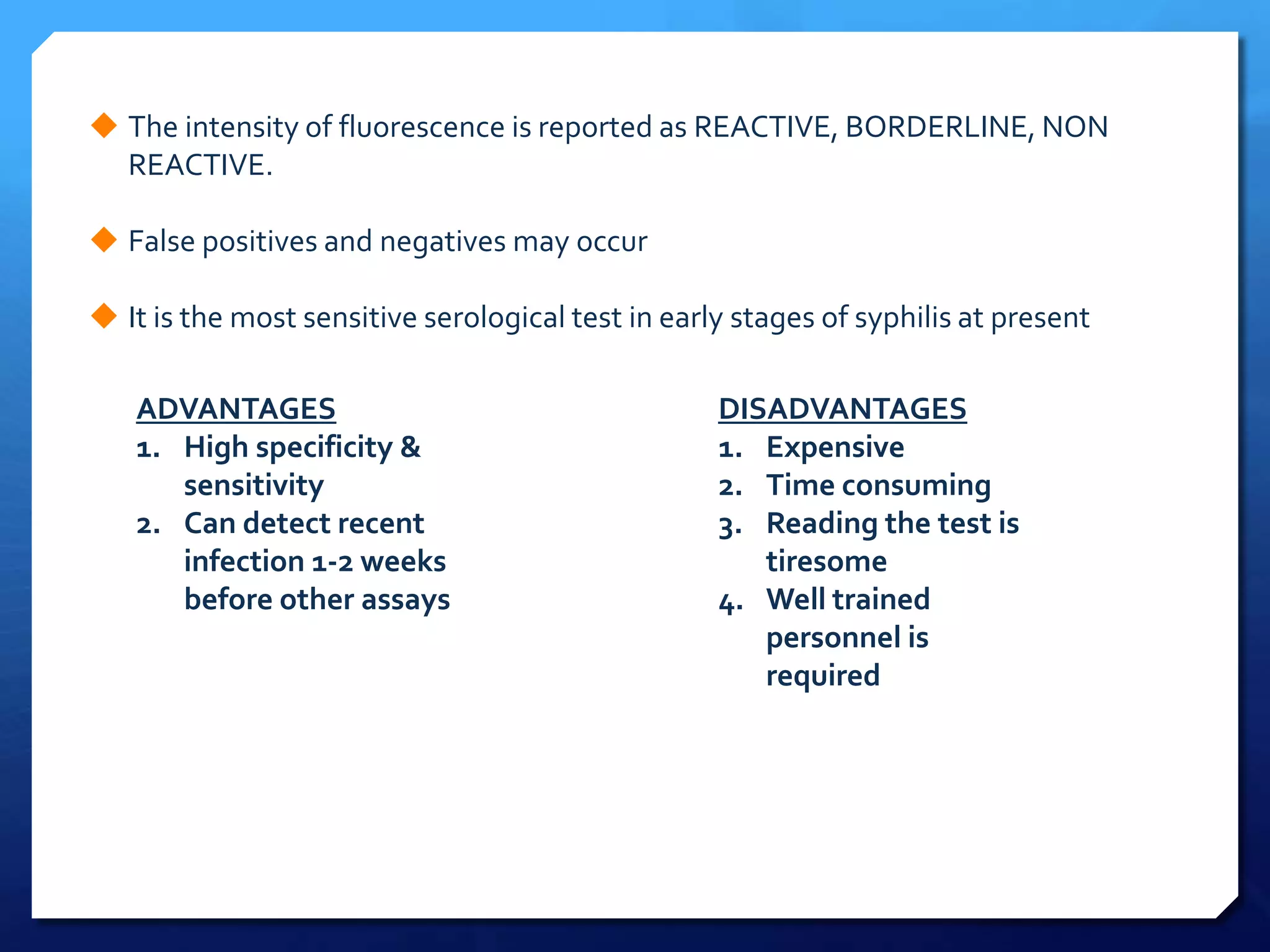 Lab diagnosis of syphilis | PPTX