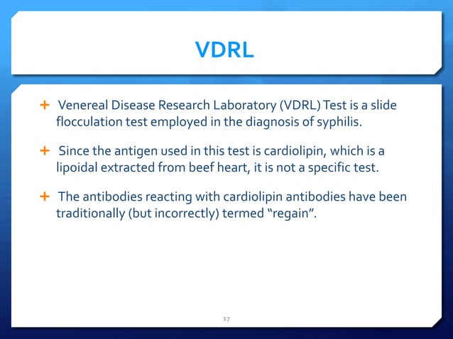 Lab diagnosis of syphilis | PPTX