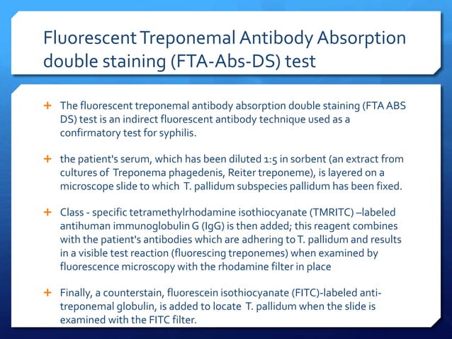 Lab diagnosis of syphilis | PPTX