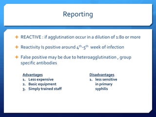 Lab diagnosis of syphilis | PPTX