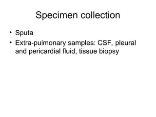 laboratory diagnosis of tuberculosis 2022 | PPT
