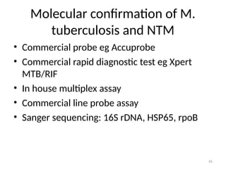 laboratory diagnosis of tuberculosis 2022 | PPT