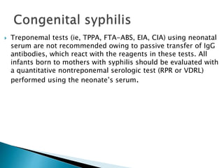 Lab Diagnostics Of Syphilis | PPTX