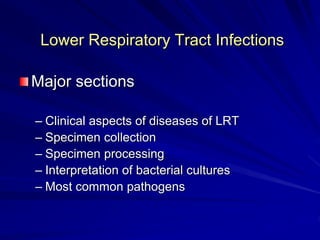 Lab diag RTI.ppt | Lung and Respiratory Health | Diseases and Conditions