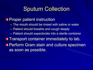 Lab diag RTI.ppt | Lung and Respiratory Health | Diseases and Conditions