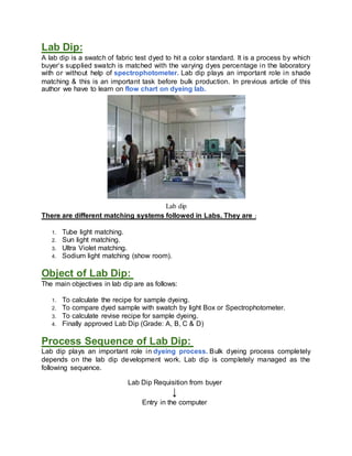 Lab dip | DOCX