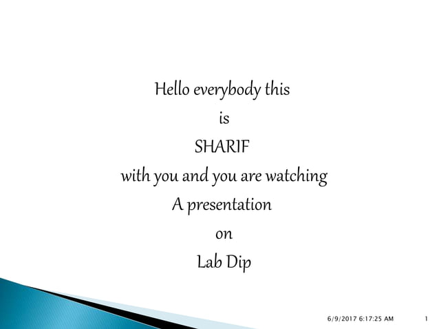 Lab dip | PPT