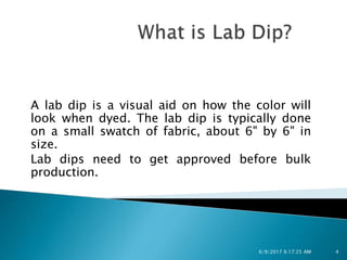 Lab dip | PPT