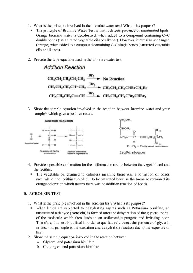 Lab Document_Lipids.docx | Chemistry | Science