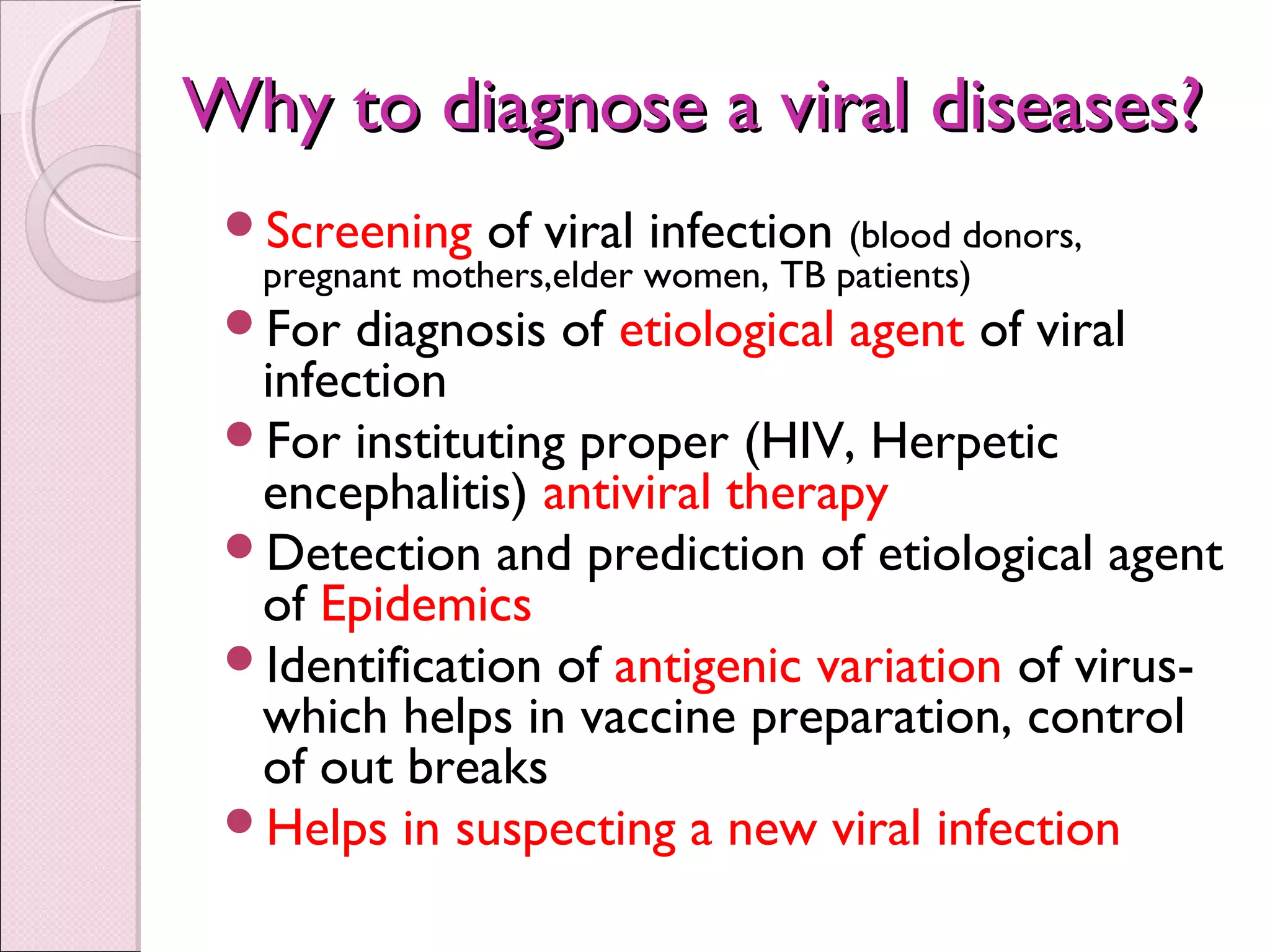 Laboratory diagnosis of viral infection | PPT