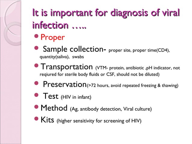 Laboratory diagnosis of viral infection | PPT | Infectious Diseases ...