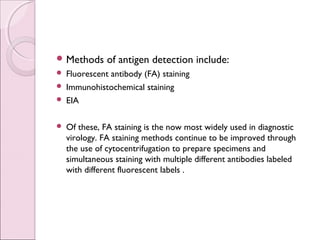 Laboratory diagnosis of viral infection | PPT
