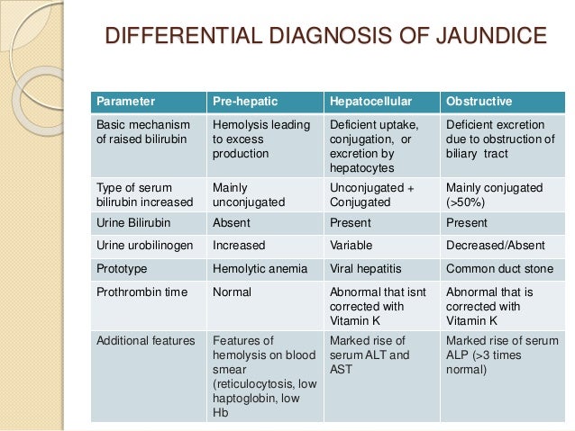 Laboratory Diagnosis of Jaundice