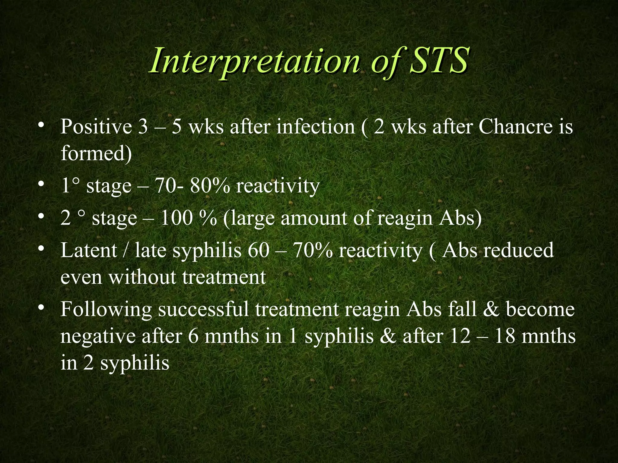 Lab diagnosis of syphilis | PPT