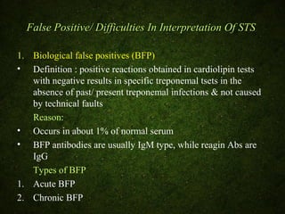 Lab diagnosis of syphilis | PPT