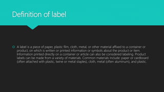 Label | PPTX