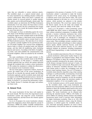 Label based dv-hop localization against wormhole attacks in wireless sensor networks | PDF