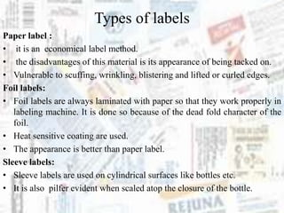 Label and labeling | PPTX | Pharmaceutical Drugs | Medical Health