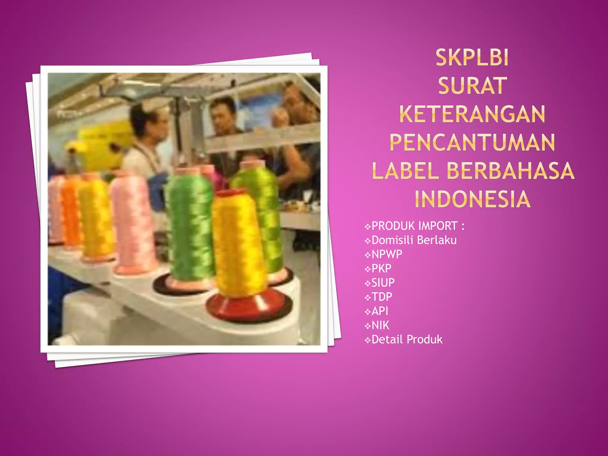 Label bahasa indonesia import,Televisi | PPTX
