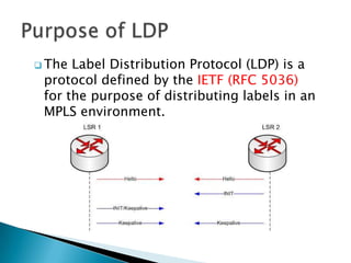 Label Distribution Protocol | PPTX