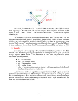 Label distribution protocol | PDF