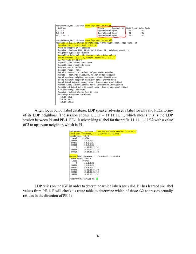Label distribution protocol | PDF