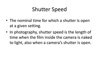 Labeled camera and functions | PPTX