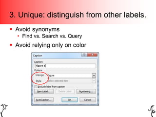 Label Editing: great things in small packages | PPT