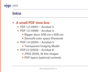 PDF standards & PDF/X-4 | PPT