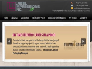 Label impressions | PPT