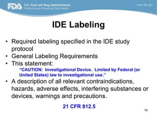 Labeling-Overview.pdf according to food and drug administration | PDF