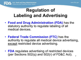 Labeling-Overview.pdf according to food and drug administration | PDF