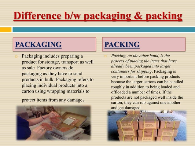 Labeling and packaging | PPT