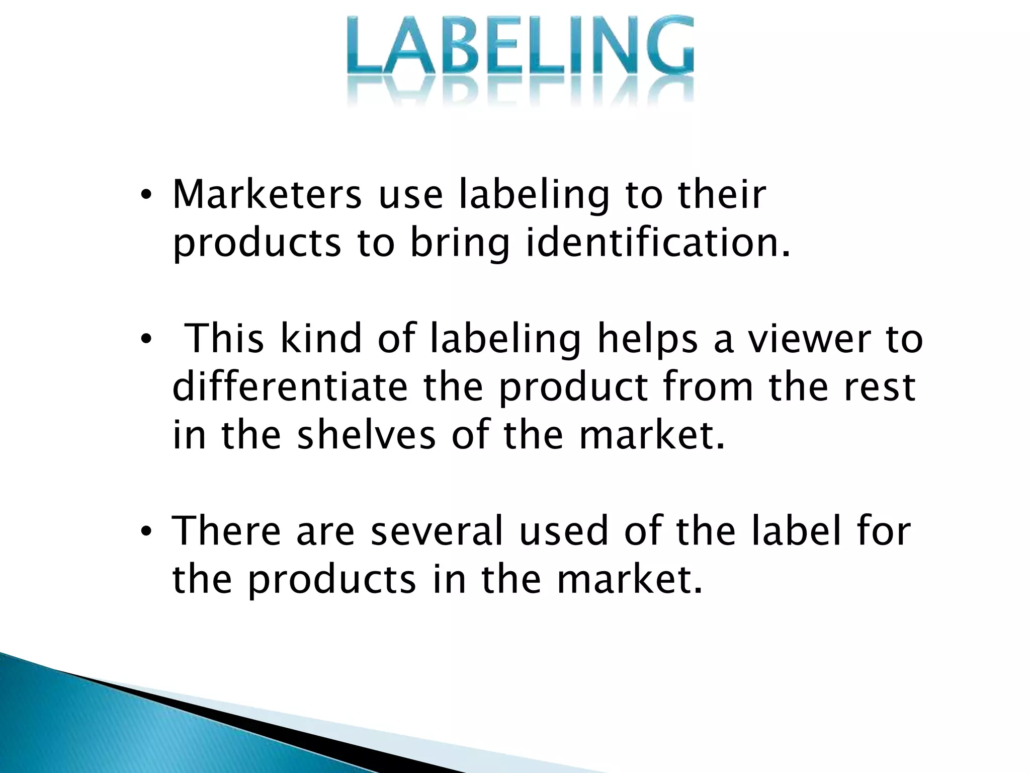 Labeling and Bar coding | PPTX