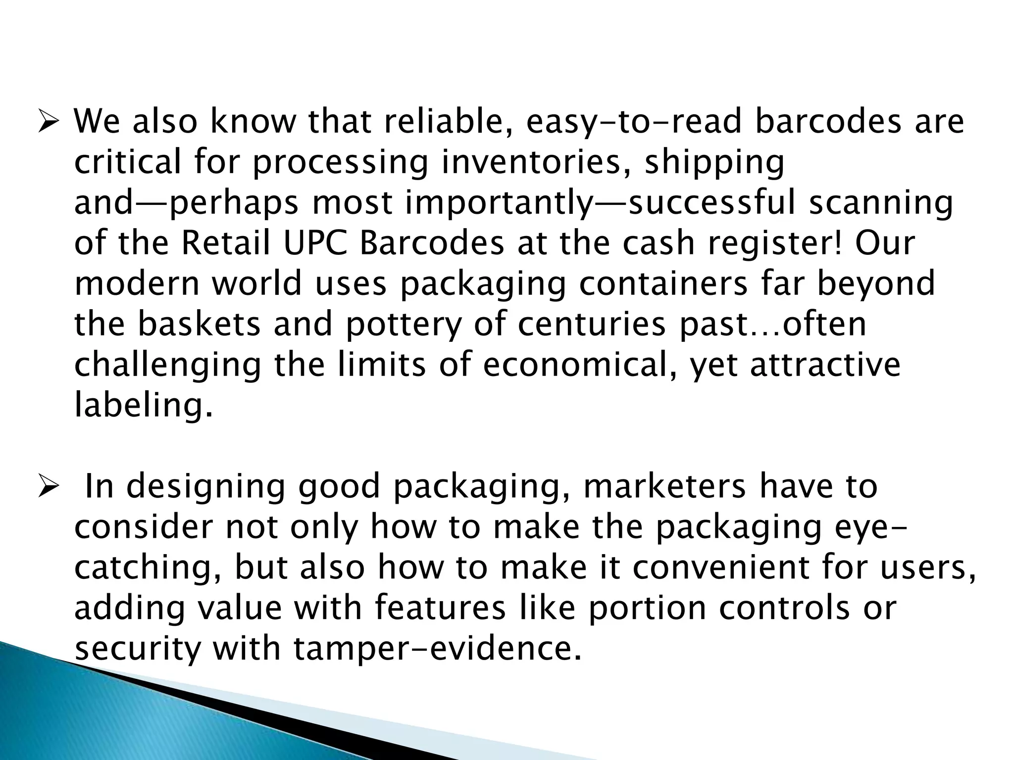 Labeling and Bar coding | PPTX