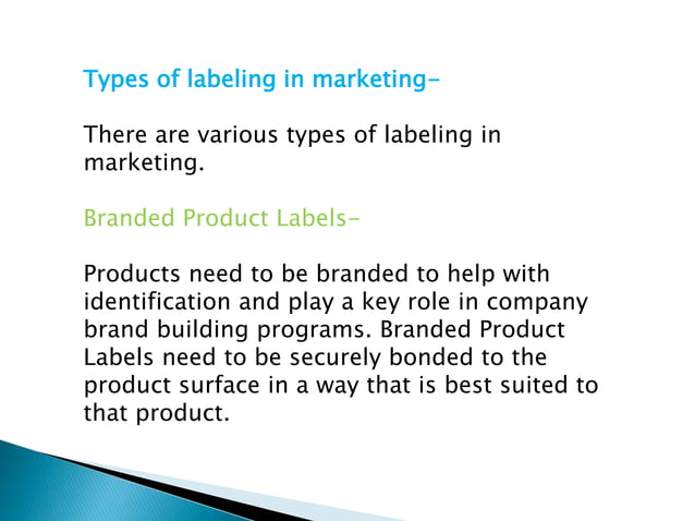 Labeling and Bar coding | PPTX | Advertising Industry | Industries