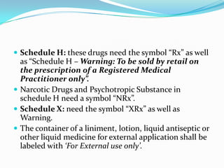 Labeling in india | PPTX
