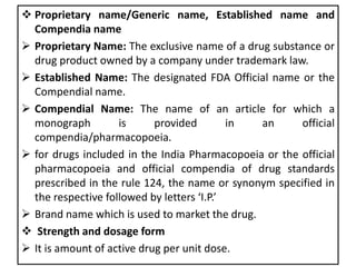 Labeling in pharmaceutical packaging | PPTX