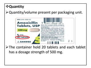Labeling in pharmaceutical packaging | PPTX