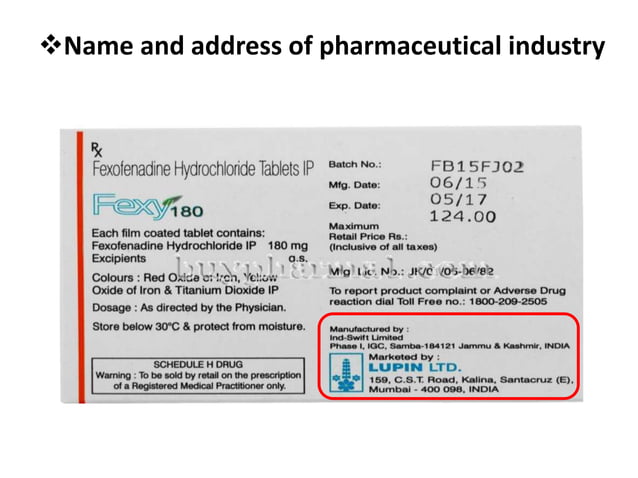 Labeling in pharmaceutical packaging | PPTX
