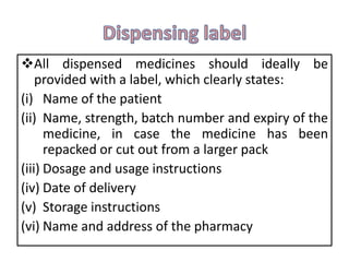 Labeling in pharmaceutical packaging | PPTX