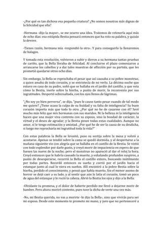 La bella y la bestia | PDF