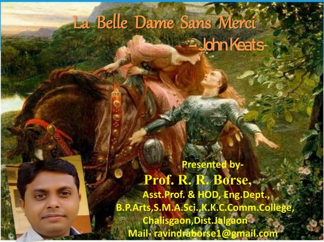 La Belle Dame sans Merci- John Keats ppt.pptx